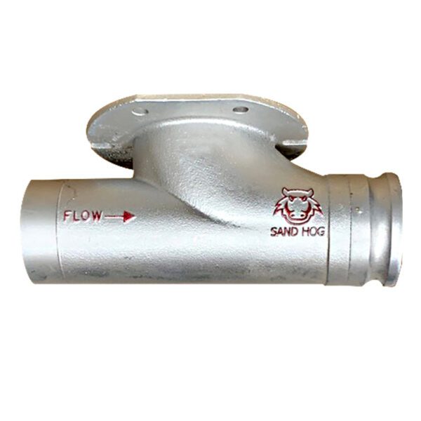 5" Steel Straight Tee with Male Camlock - Kraft Tank Online Parts Store