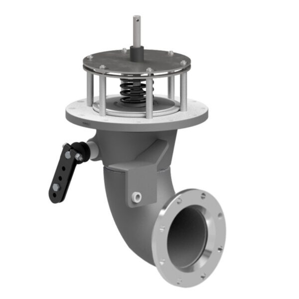 Betts 6"x4" 90 Cable Emergency Valves - Kraft Tank Online Parts Store